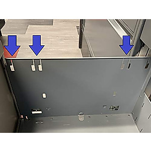 HON Compatible Lateral File Bars (2 Per Order). Fits 42" Cabinet.