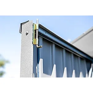 Arrow Shed Elite 8' x 6' Outdoor Lockable Steel Storage Shed Building, Cool Grey