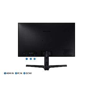 SAMSUNG SR35 Series 27-Inch FHD 1080p Computer Monitor, 75Hz, IPS Panel, HDMI, VGA (D-Sub), VESA Compatible, 3-sided border-less (LS27R356FHNXZA)