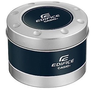 Casio Men's EFV-550D-1AVUDF Edifice Analog Display Quartz Silver Watch