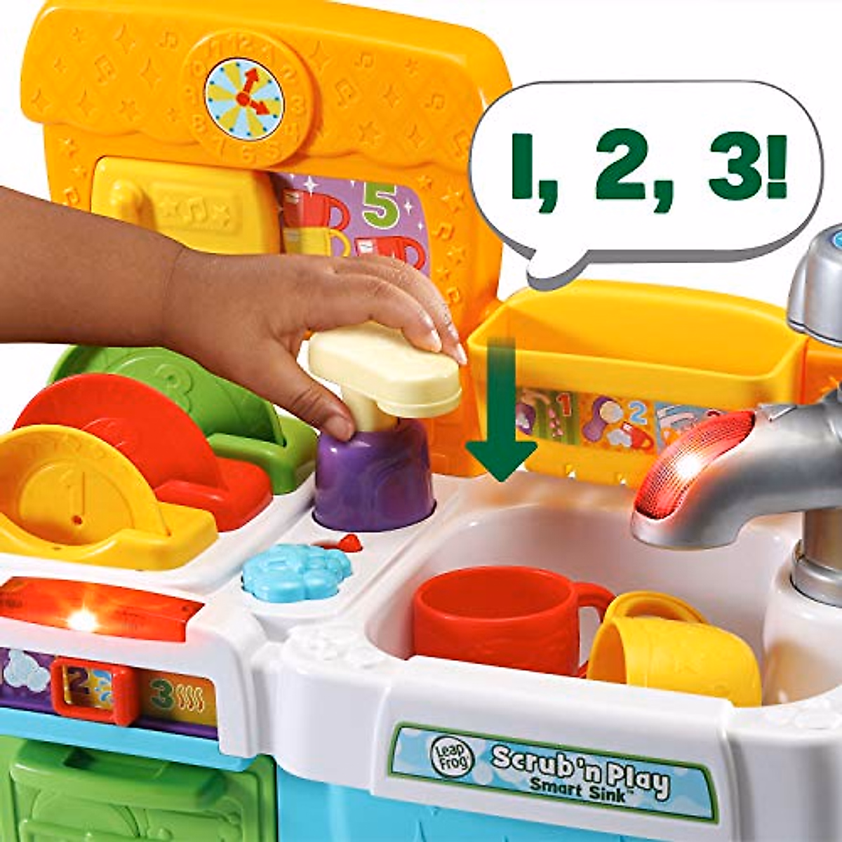 LeapFrog Scrub 'n Play Smart Sink, Multicolor