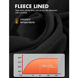 BALEAF Women's Thermal Shirts Long Sleeve Running Workout Shirts Mock Neck Winter Cold Weather Hiking Gear Fleece Lined Tops Black XS