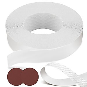 GZDUCK Melamine Edge Banding, 3/4 inch x 25ft White Edge Banding with Hot Melt Adhesive Pre-glued Cabinet Edge Banding Flexible White Veneer Edging for Plywood Furniture Table