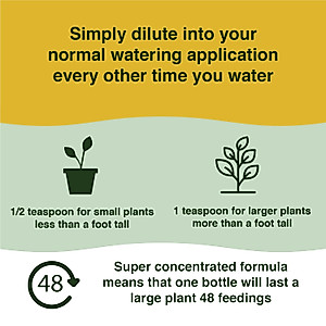 Farmer's Secret Desert Rose Liquid Plant Food Fertilizer (8oz) - Super Concentrated - Promote Flowering and Trunk Growth - 3:11:8 Ratio