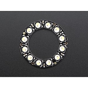Adafruit Industries NeoPixel Ring - 12 x 5050 RGBW LEDs w/Integrated Drivers - Cool White - ~6000K