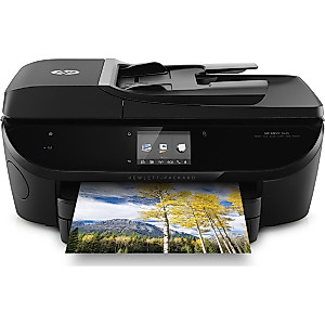 HP Envy 7640 Wireless All-in-One Photo Printer with Mobile Printing, HP Instant Ink or Amazon Dash replenishment ready (E4W43A)