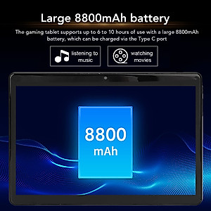 10.1 Inch Tablet 8800mAh 100-240V MT6797 10 Core 1960x1080 IPS 10.0 Reading Tablet (US Plug)