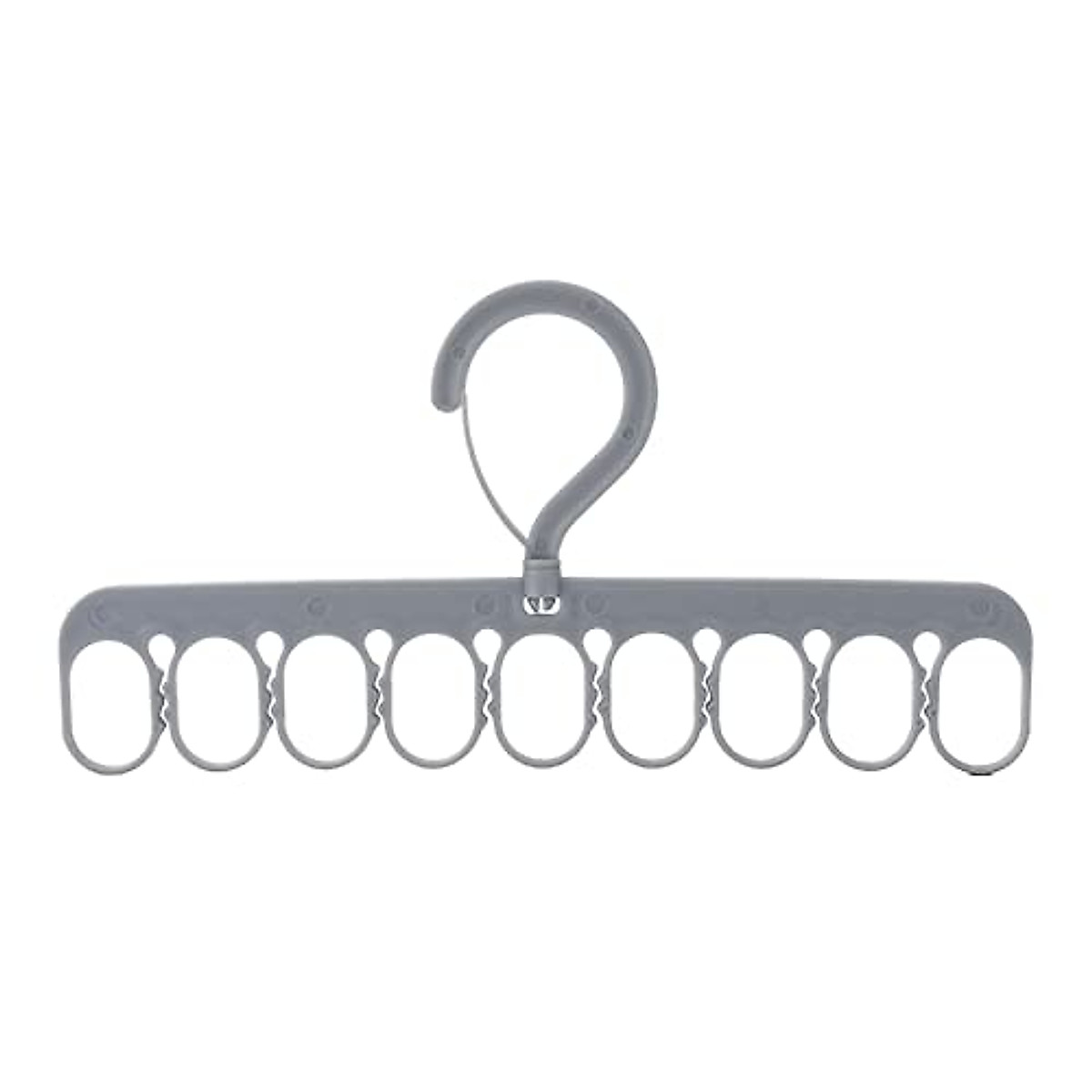 Colcolo Clothing Hanger Clothes Drying Rack Drying Hanger Closet Storage Organization for Pants, Gray