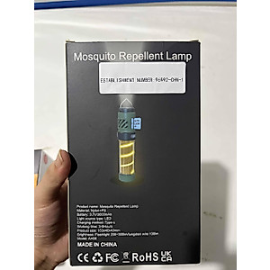 Mosquito Repeller,Rechargeable Mosquito Repellent Device,Mosquito Repellent Outdoor Patio Shield Mosquito Repeller with 6 Pcs Repellent Pads,Scent Free,96sqft Protected Area for Camping Fishing