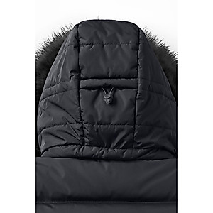 Lands' End Womens Maxi Down Coat Black Regular X-Large