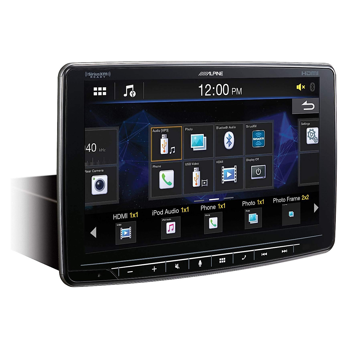 Alpine Halo9 iLX-F409 Digital Multimedia Receiver a 9" Touchscreen That Fits in a DIN Dash Opening