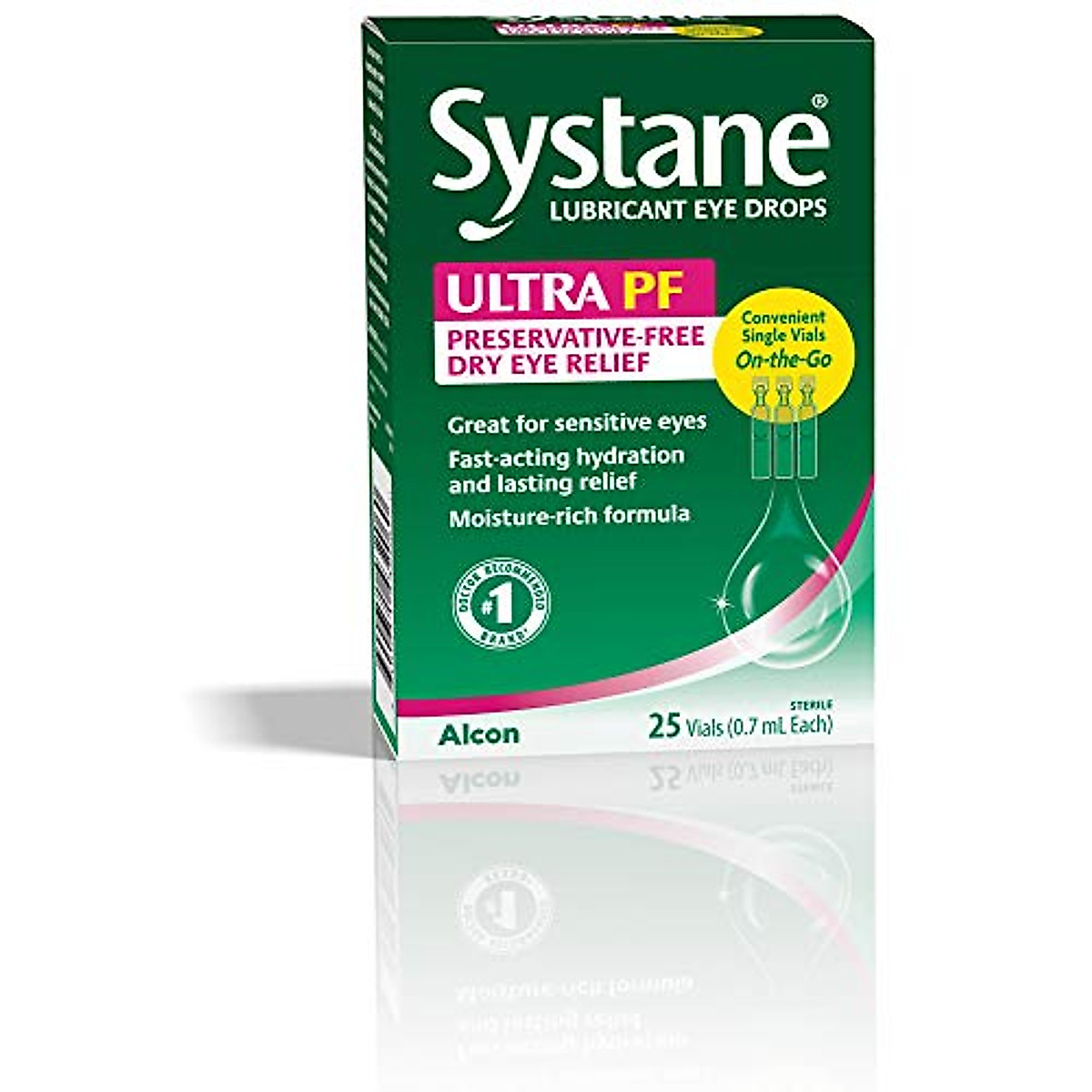 Systane Ultra Lubricant Eye Drops, 25 Count