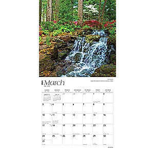 America | 2024 12 x 24 Inch Monthly Square Wall Calendar | Foil Stamped Cover | BrownTrout | USA United States Scenic Nature