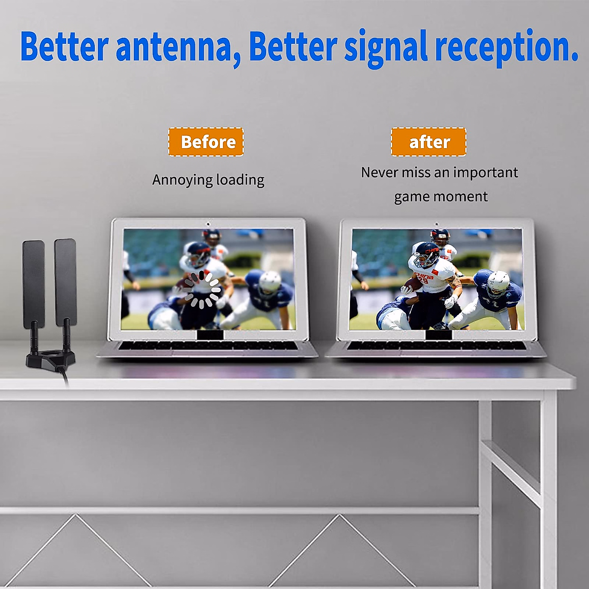 9dBi Magnetic Base Dual TS9 Antenna for Netgear Nighthawk M1 MR1100 LB1120 LM1200 Verizon Jetpack 8800L Mobile Hotpots Router MiFi Mobile AT&T T-Mobile Hotspot 4G LTE Router, Eifagur