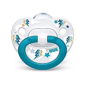 NUK Orthodontic Pacifier Value Pack, Boy, 6-18 Months, 3-Pack