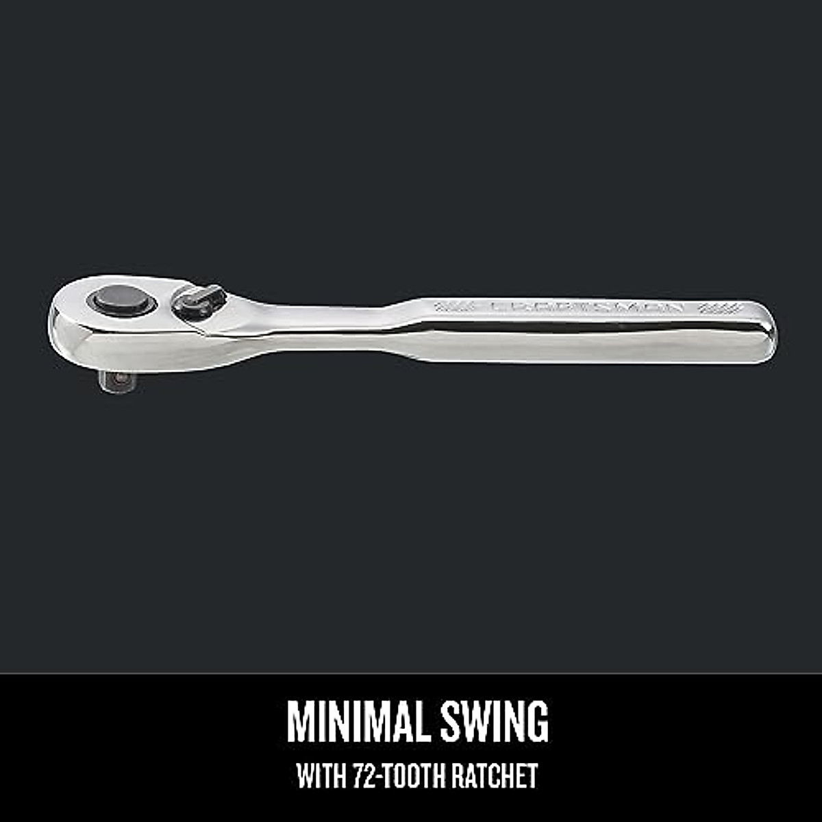 CRAFTSMAN Ratchet Wrench, 1/4-Inch Drive, 72-Tooth, Pear Head (CMMT81747)