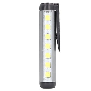 Srliya LED Pen Light Aluminum Alloy Portable USB Rechargeable Pocket Dual Beam Penlight Mini Handheld Light for Nurses Students Medical Doctors