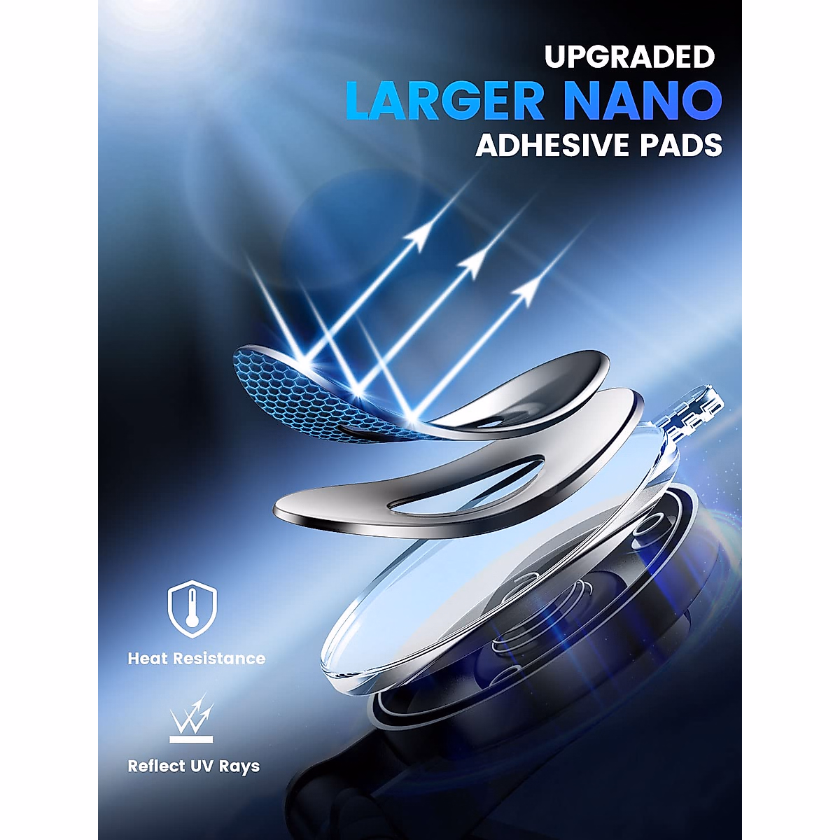 eSamcore Windshield Phone Mount for Car, Car Vent Phone Mount Gravity Suction Cup Phone Holder for Car Window Dashboard Car Cell Phone Holder for iPhone 14 Car Mount