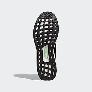 adidas Men's Ultraboost 5.0 DNA Shoes Running, Black/Black/Beam Green, 10