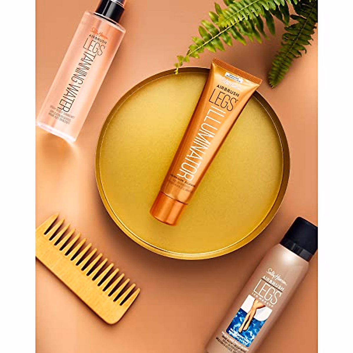 Sally Hansen Airbrush Legs, Leg Makeup Lotion, Light 4 Oz, 2 Count (Pack of 1)