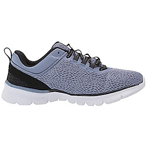 AVIA Women's Avi-Factor Running Shoe, Stonewash/Black/Silver/Black Reflective, 7.5
