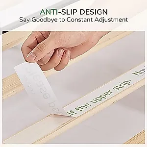 Novilla Metal Platform Bed Frame, Wood Slat Support, No Box Spring Needed, Easy Assembly, Black, King