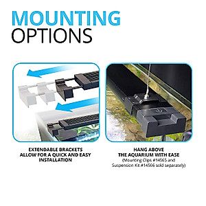 Fluval Aquasky 2.0 LED Aquarium Lighting, 27 Watts, 36-46 Inches