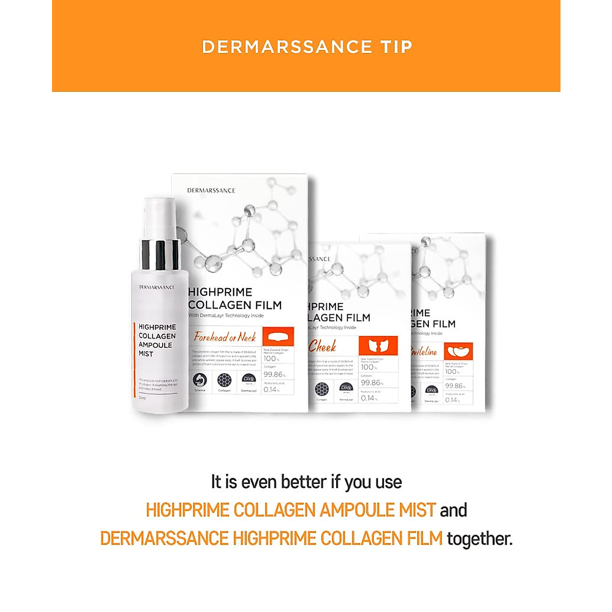 DERMARSSANCE Highprime Collagen Film Ampoule Mist 50ml/1.69 fl. oz