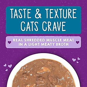 Stella & Chewy’s Carnivore Cravings Savory Shreds Cans – Grain Free, Protein Rich Wet Cat Food – Wild-Caught Tuna & Mackerel Recipe – (2.8 Ounce Cans, Case of 12)