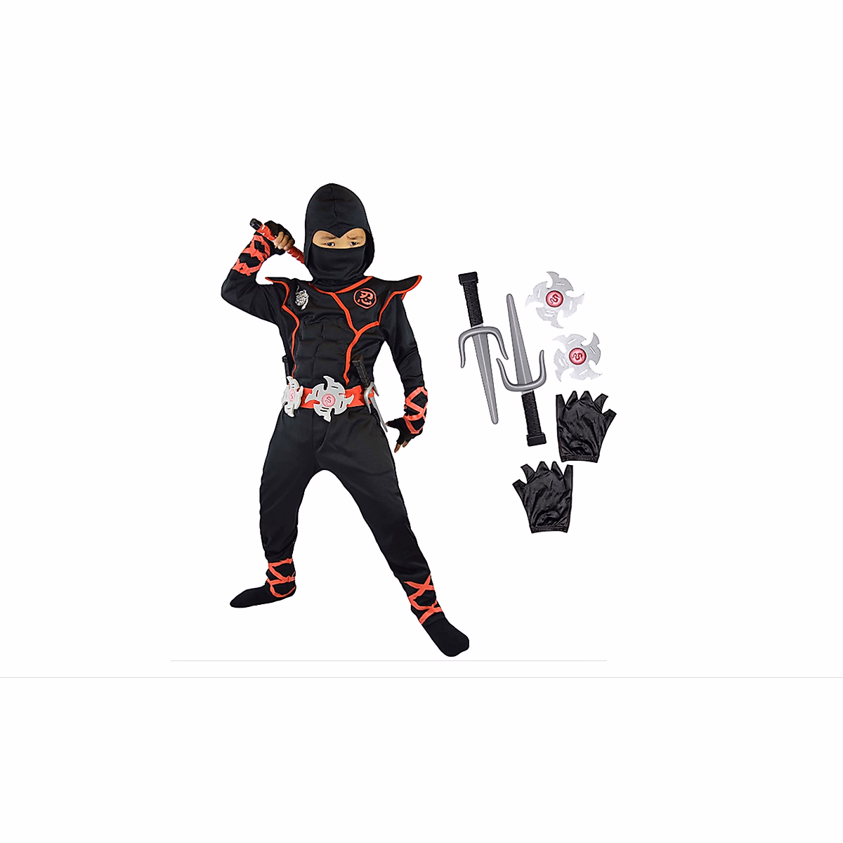 Halloween boy Ninja Luxury Children's Clothing Ninja Children's Ninja Costume Black Warrior