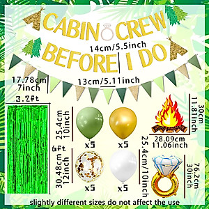 Cabin Crew Before I Do Banner Camping Bachelorette Party Decorations Sign Banner for Cabin Mountain Bridal Shower Engagement Wedding