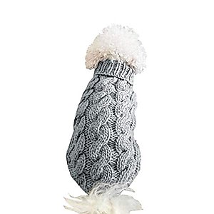 HonpraD Female Clothes Winter Autumn Pet Sweater Small and Medium Sized Dog Custume Chihuahua Coat Outfits Knitting