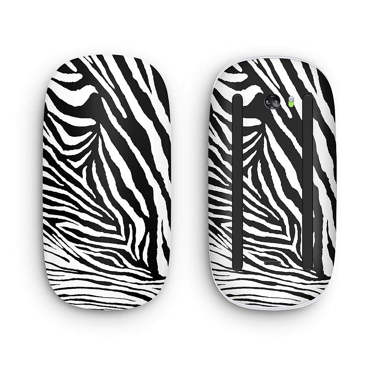 Design Skinz Toned Zebra Print Vinyl Decal Compatible with The Apple Magic Mouse 2 (Wireless, Rechargable) with Multi-Touch Surface