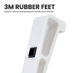 Glistco Skates - Horizontal Stand Compatible with PS5 - Disc Edition (White)