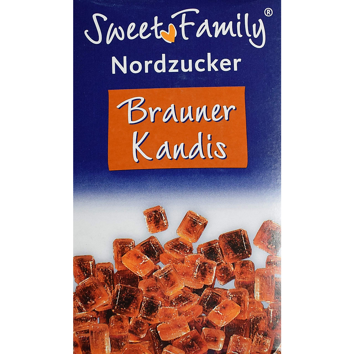Nordzucker, Brauner Kandis (SweetFamily) 500g, Brown Sugar Candy