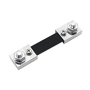 RIIEYOCA 100A 75mV Ammeter shunt，DC Current Shunt Resistor for Digital Ammeter Analog Meter