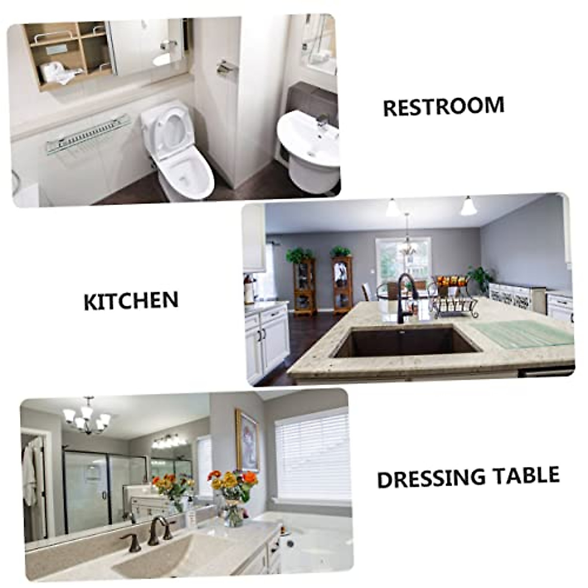 Cabilock No Punch Towel Rack Wall Mount Towel Holder Stainless Steel Towel Suction Cup Towel Holder 2pcs Kitchen Towel Bar Wall Mounted Towel Rack Shower Towel Rod Traceless Towel Rack Pp