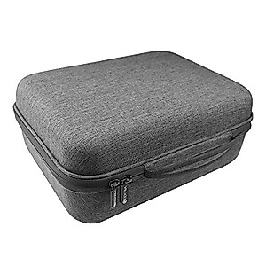 Geekria Shield Case for Large Sized Over-Ear Headphones, Replacement Protective Hard Shell Travel Carrying Bag with Cable Storage, Compatible with ATH-AWKT, Sony MDR-Z1R (Drak Grey)