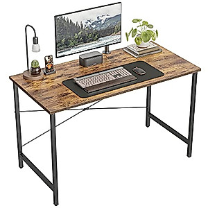 CubiCubi Computer Desk 40" Home Office Laptop Desk Study Writing Table, Modern Simple Style, Brown