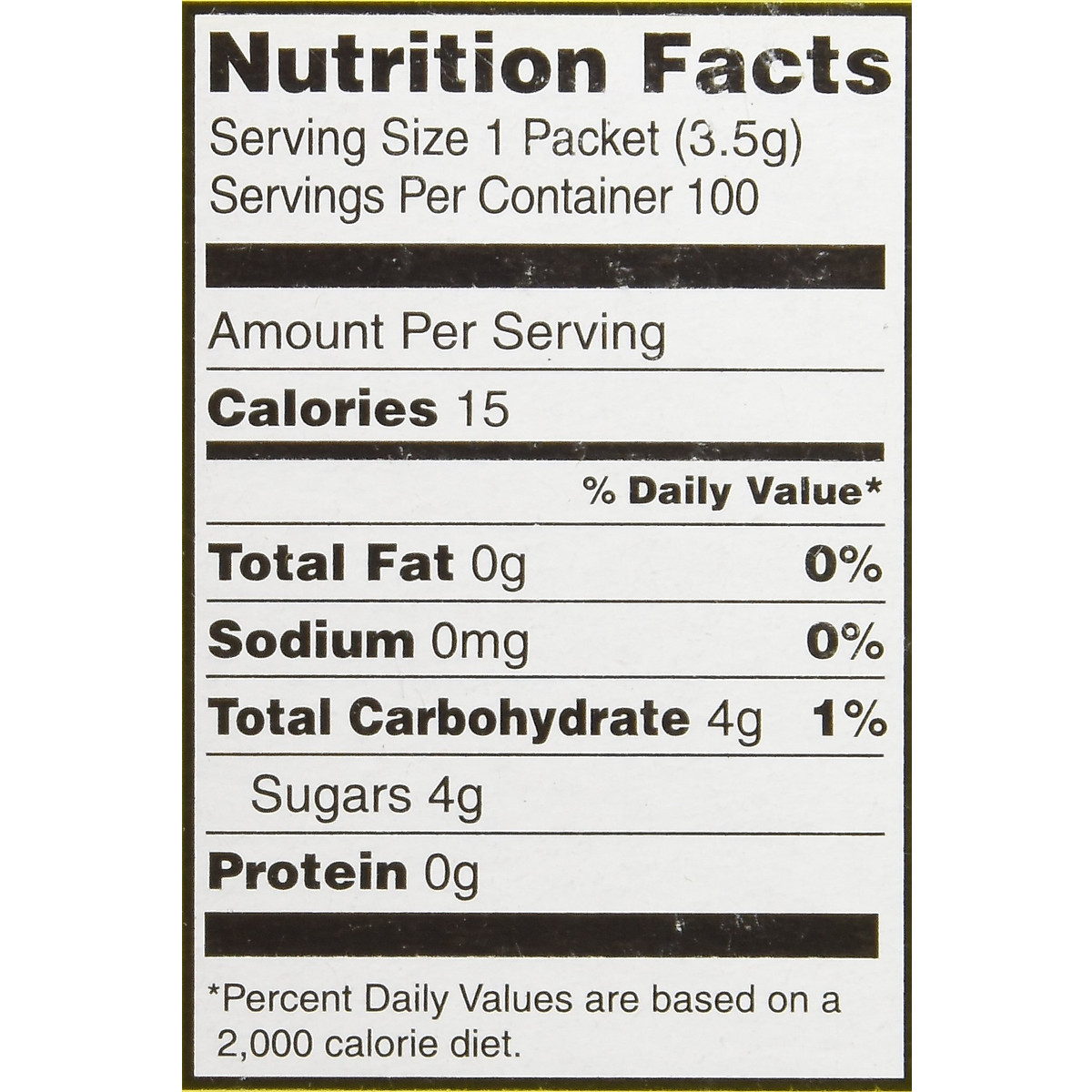 DOMINO SUGAR PACKETS - 100/ 3.54g Packs