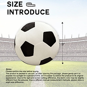 CHELEI2019 2PCS 9" Plush Soccer Ball Pillow Soft Stuffed Animal Football Boys Toddler Toy Gifts
