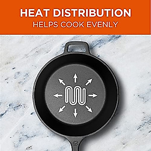 COMMERCIAL CHEF 3-Quart Dutch Oven with Skillet Lid