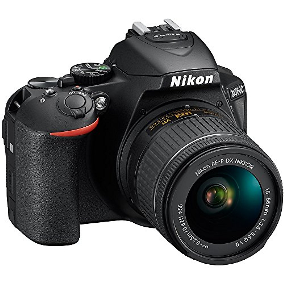 Nikon D5600 Digital SLR Camera & 18-55mm VR DX AF-P Lens - (Renewed)