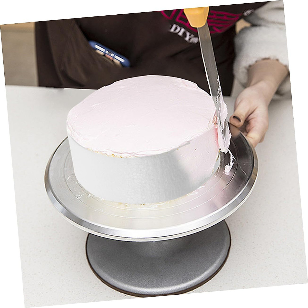 MAGICLULU 5pcs Foam Disc Party Cake Display Dummy Foam Cake Form Foams Cake Tray Foam Cake Model Cake Dummies Cake Rounds Round Foam for Crafts Manual Foam Circle White Child