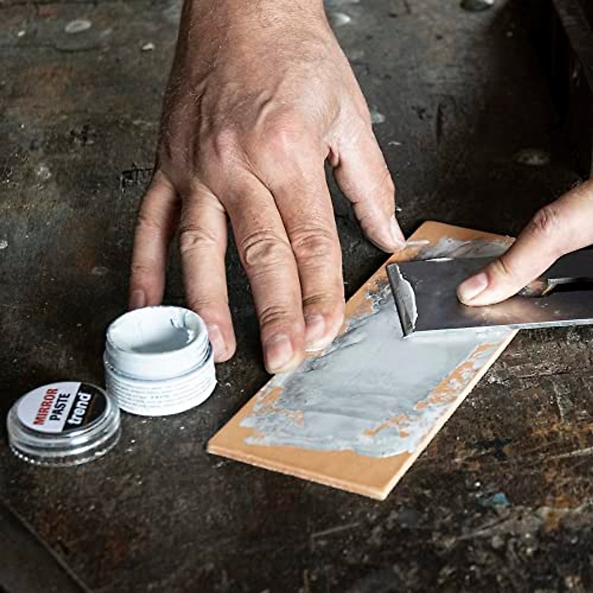 Trend Ultra Fine Mirror Paste for Honing and Polishing Your Sharpened Knives & Tools, DWS/MP/40
