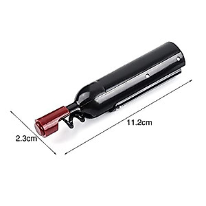 Magnetic Bottle Opener - Stick to Refrigerator for Wine and Beer Bottles Cute Two-Function Wine Bottle Shaped Magnetic Bottle Opener for Fridge