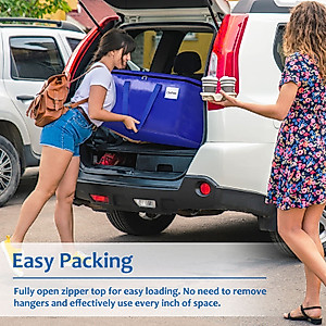 EpicTotes Extra Large Moving Bags with Study Handles & Heavy Duty Zippers, Space Saving Packing Bags for Home & Dorm (88L 6-Pack)