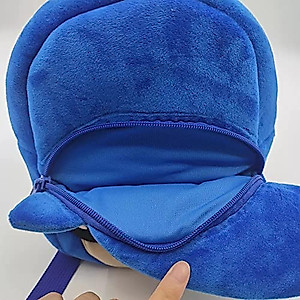 Sonic Plush Backpack, Sonic Backpack for kids, toddlers and Sonic fans