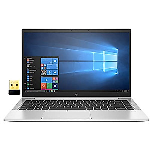 HP EliteBook 845 G7 14.0" FHD 60Hz IPS WLED Display Laptop (AMD Ryzen 5 PRO 4650U 6-Core, 16GB RAM, 512GB PCIe SSD, AMD Radeon, Backlit KB, Win 11 Pro) w/WiFi Dongle, Hub