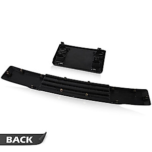 G-PLUS Front Bumper + License Plate Bracket Mount Fascia Cover Compatible with Ford F150 2015-2017 Replacement FL3Z-17E810-AA & FL3Z-17A385-A